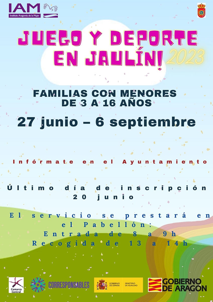 Colonias de Verano 2023 – Ayuntamiento de Jaulín